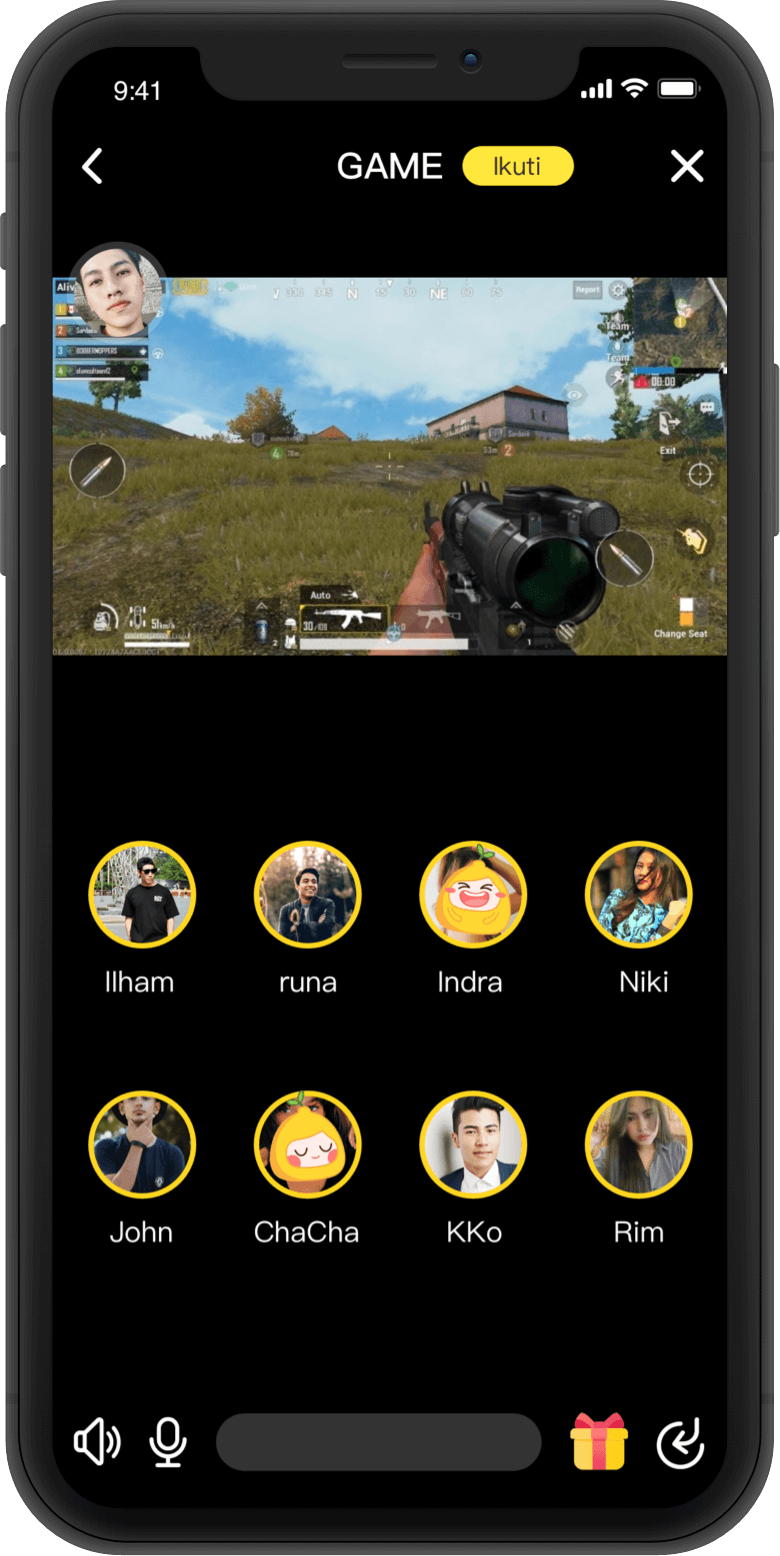 Lemo-Dengan banyak orang melakukan audio, berteman dengan menggunakan video